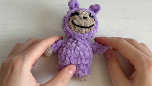 Cute Crochet Labubu Mini Keychain Amigurumi Pattern - Amigurumiy