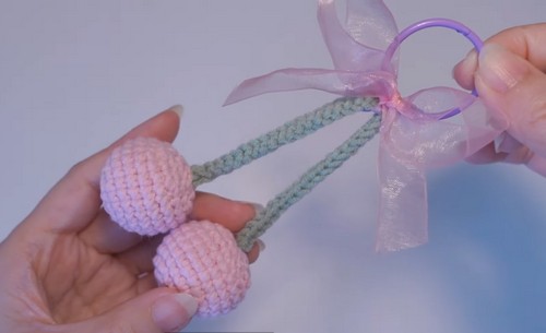 Adorable Crochet Cherry Keychain Pattern - Amigurumiy