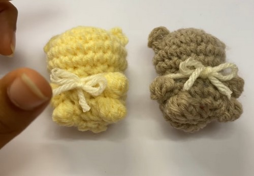 How To Crochet Cute Bear Keychain Pattern - Amigurumiy