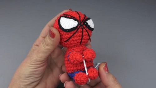 Adorable Spider Man Amigurumi Free Crochet Pattern - Amigurumiy