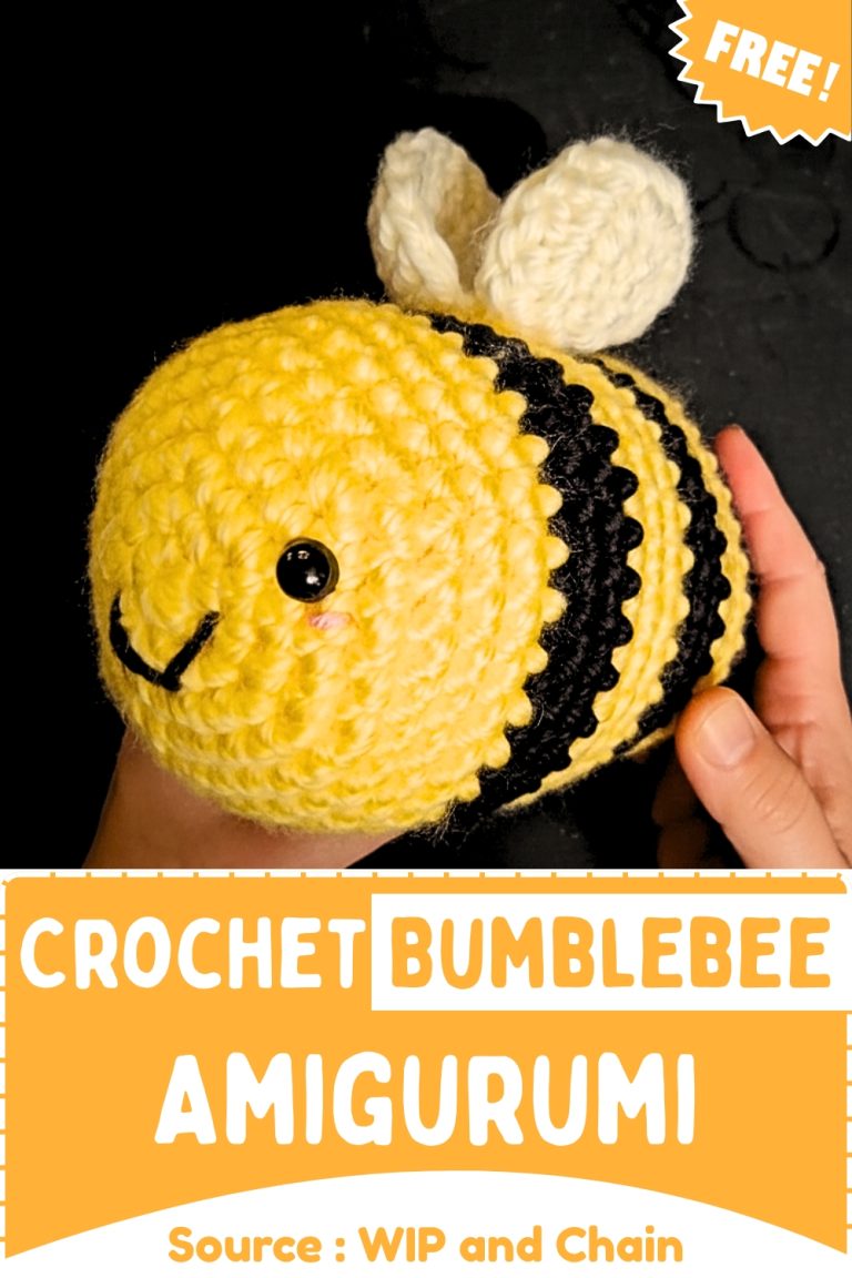 Chubby Crochet Bumblebee Amigurumi Free Pattern - Amigurumiy