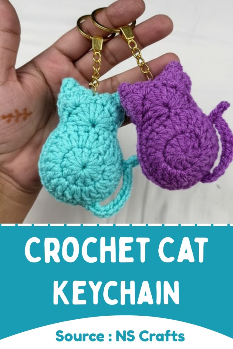 Adorable Cute Crochet Cat Keychain Pattern - Amigurumiy