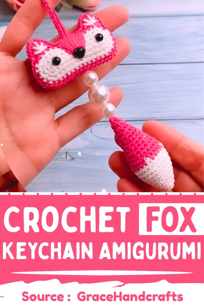 How To Crochet Fox Keychain Amigurumi Pattern - Amigurumiy