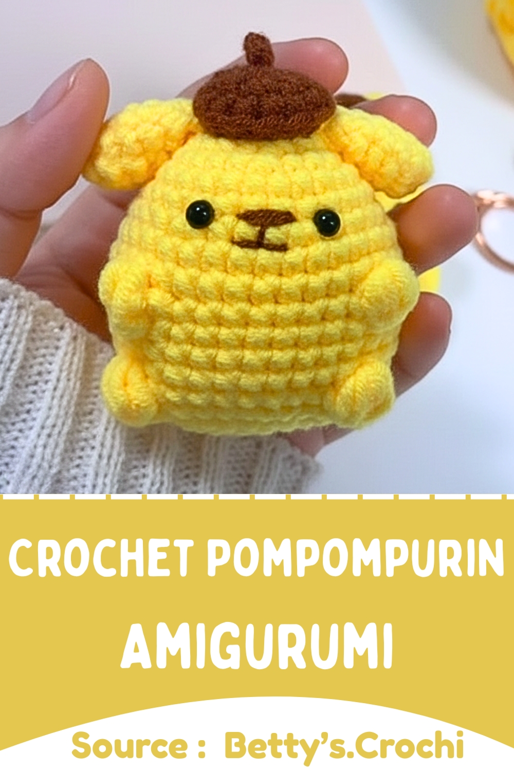 Cute Pompompurin Amigurumi Crochet Pattern - Amigurumiy