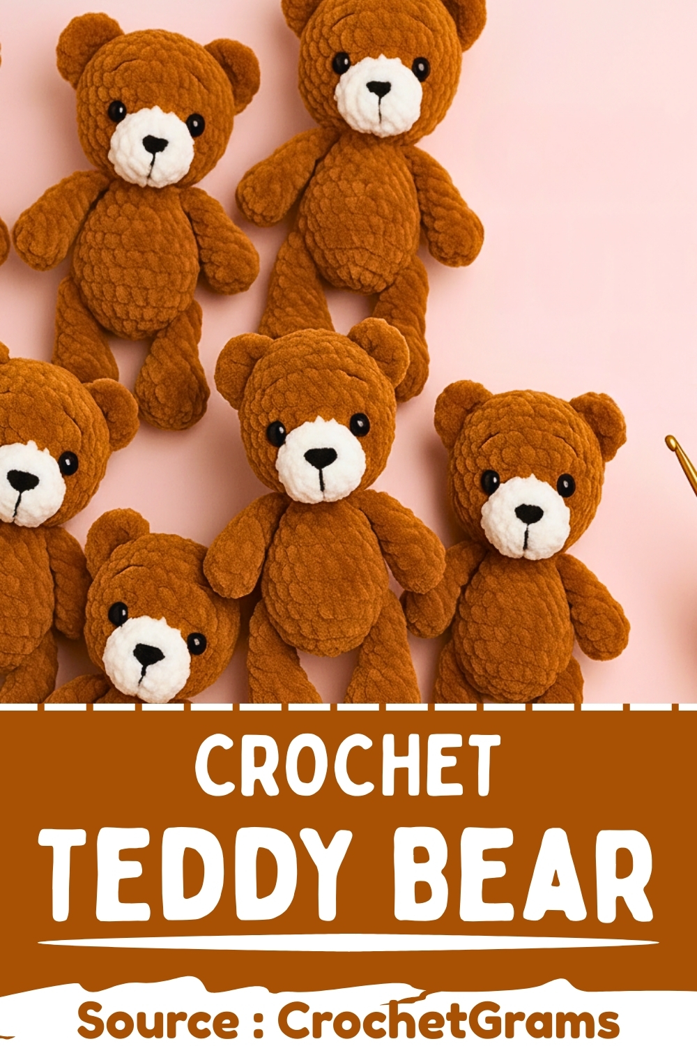 Adorable Crochet Teddy Bear Amigurumi Free Pattern - Amigurumiy