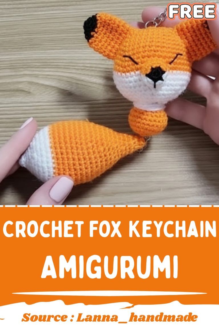 How To Crochet Amigurumi Fox Keychain Pattern - Amigurumiy