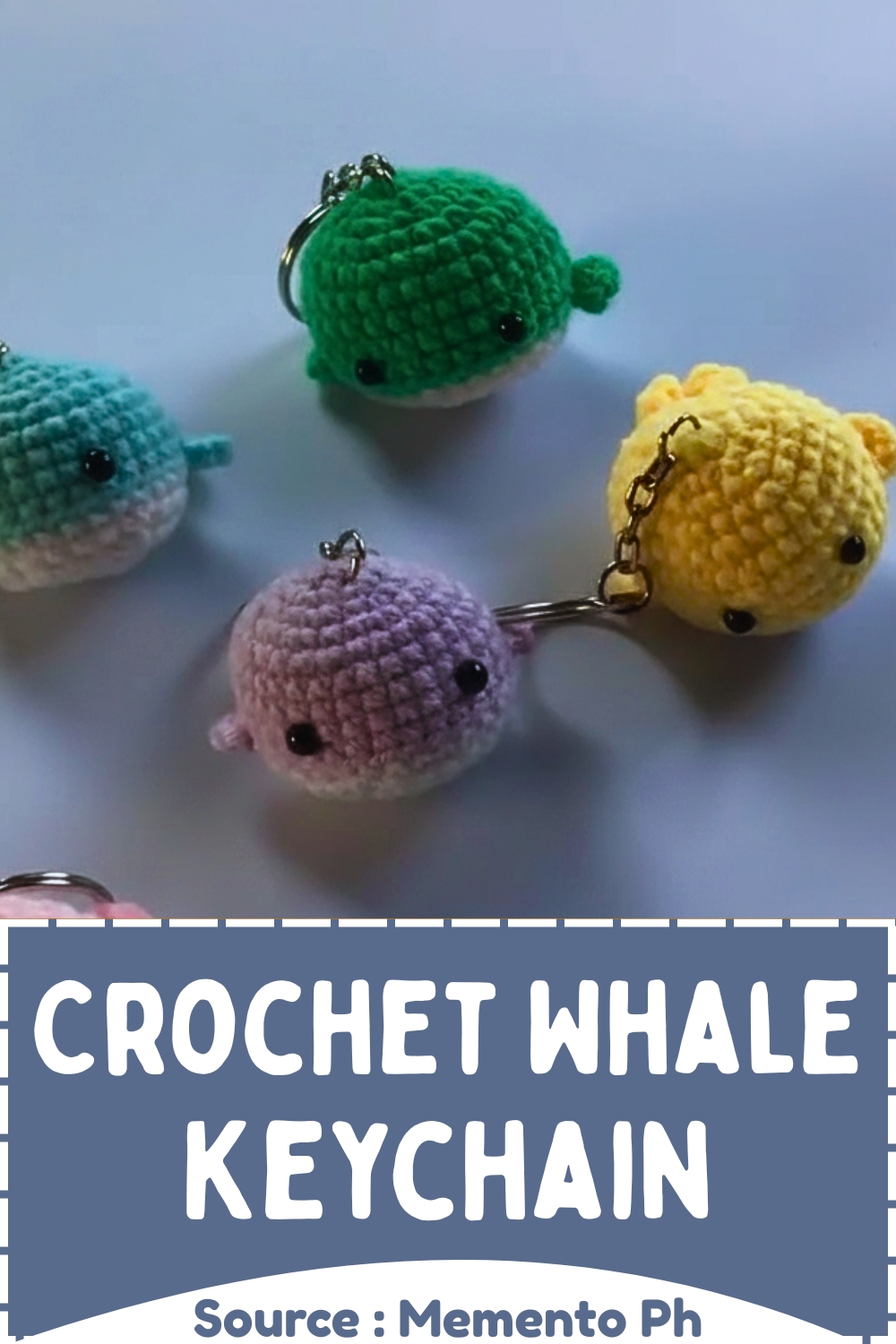 Small Crochet Whale Keychain Free Pattern That Everyone Loves - Amigurumiy