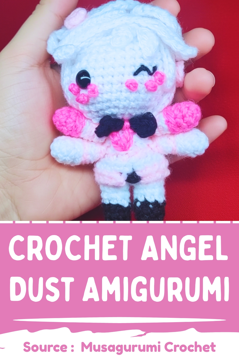 Angel Dust Crochet Pattern Free Amigurumi With Detail - Amigurumiy