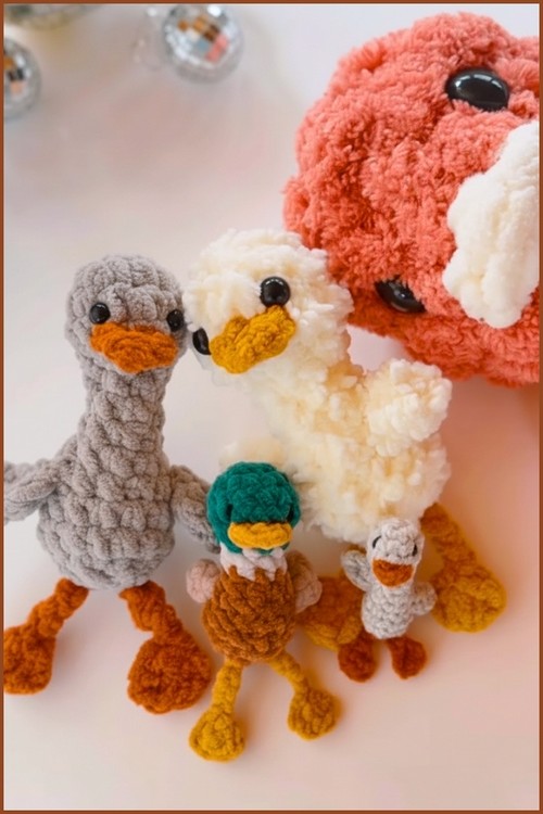 Beginer Friendly Crochet Pocket Gosling Amigurumi Pattern For Gifts ...