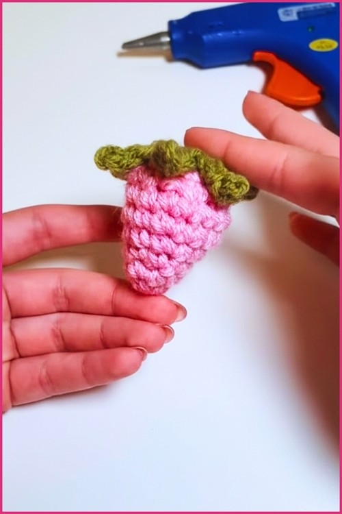 Mini Crochet Strawberry Free Pattern Perfect For Keychains - Amigurumiy
