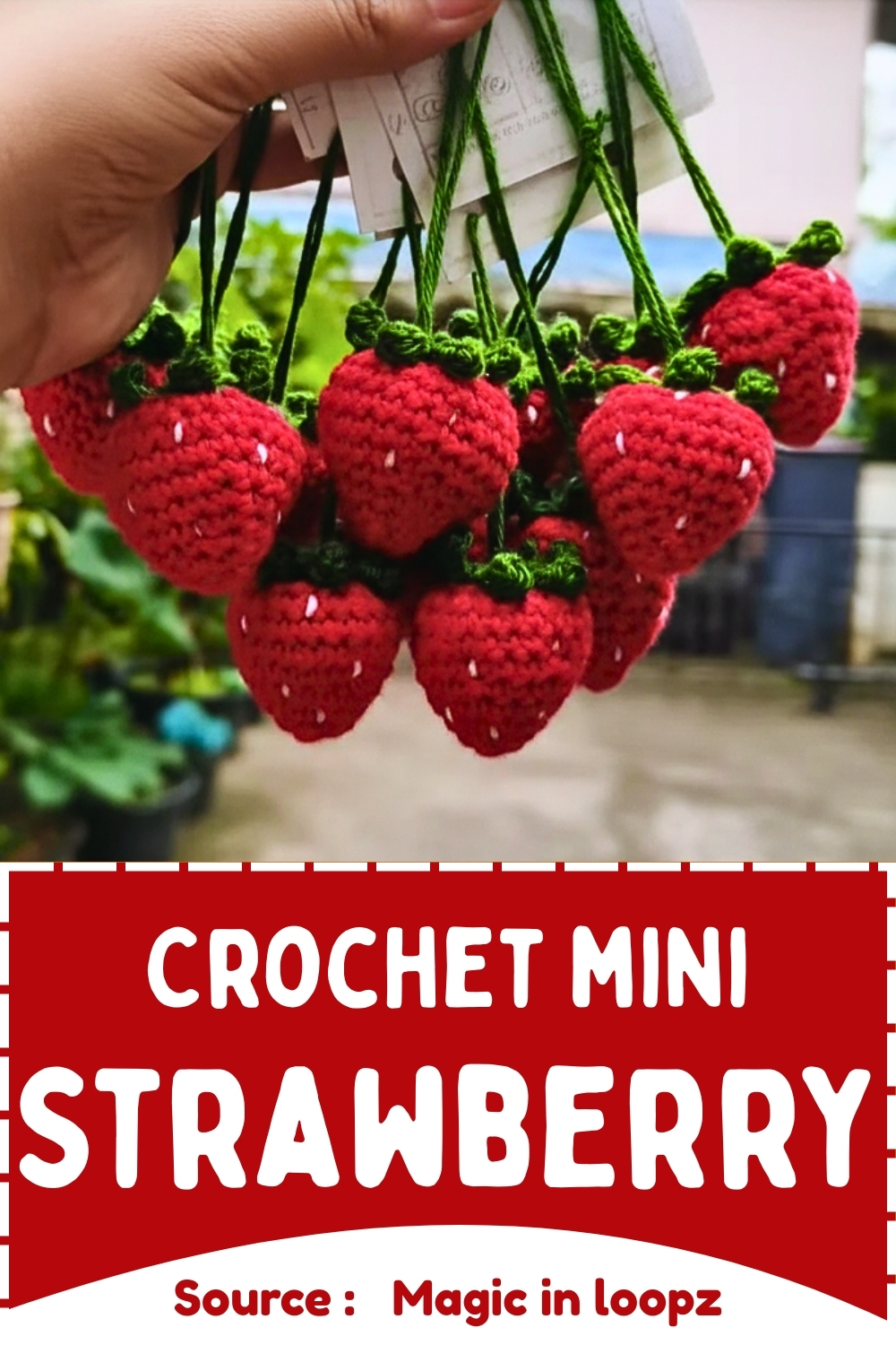 Crochet Mini Strawberry Free Pattern For Cute Gifts And Decor - Amigurumiy