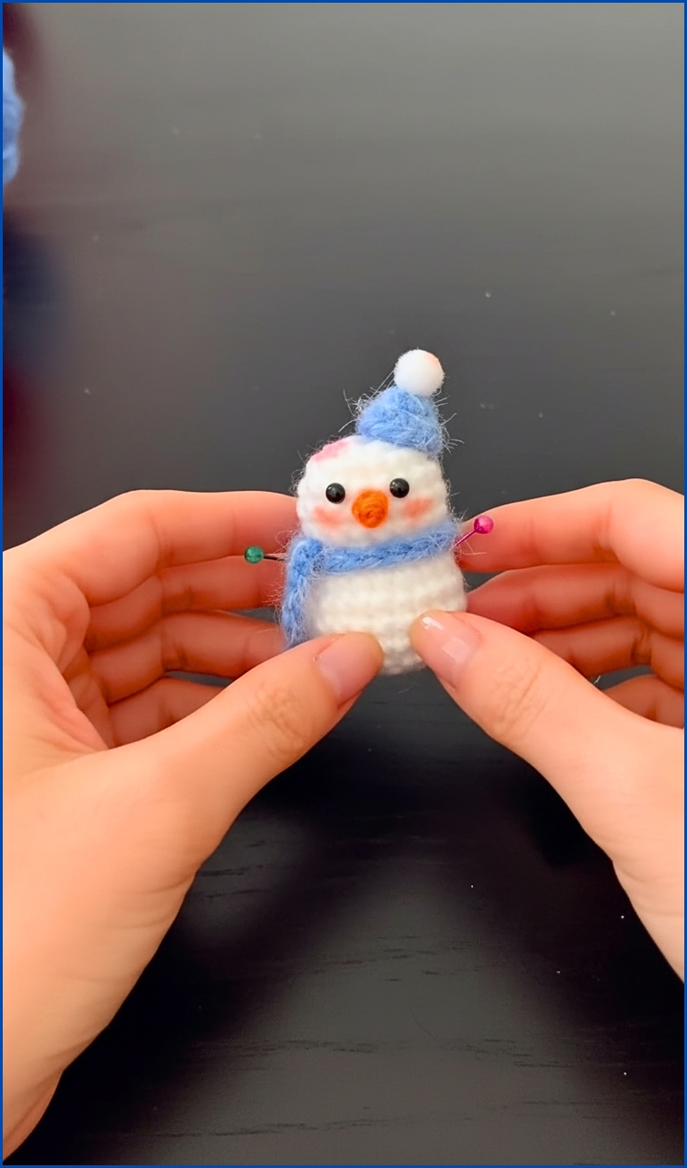 Cute Crochet Mini Snowman Free Pattern For Beginners - Amigurumiy
